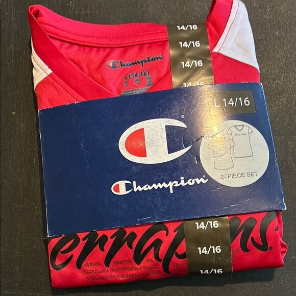 Champion | Shirts & Tops | Championred Kids Tees Short Sleeve Set ...